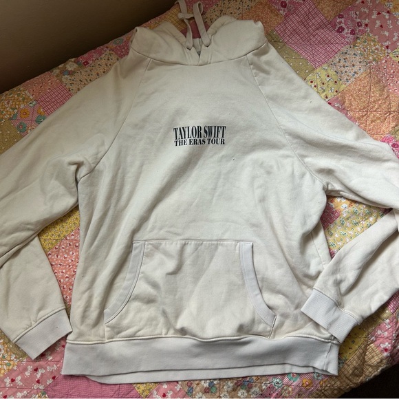 Taylor Swift | Sweaters | Taylor Swift Cream Tour Hoodie | Poshmark